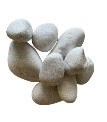 Galet Blanc Pur 40/60 | Pierre Naturelle Décorative