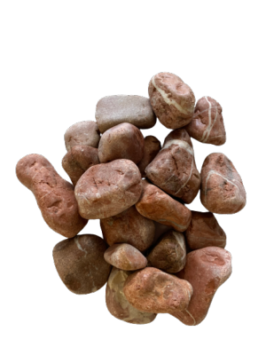 Galet rouge | Pierre naturelle parfaite pour le paillage décoratif ...